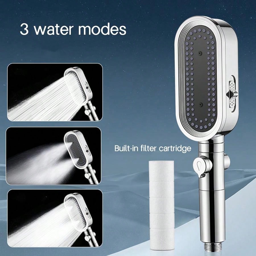 1 Pc Pressurized Handheld Bathroom Cartridge Water Purifying Shower ...