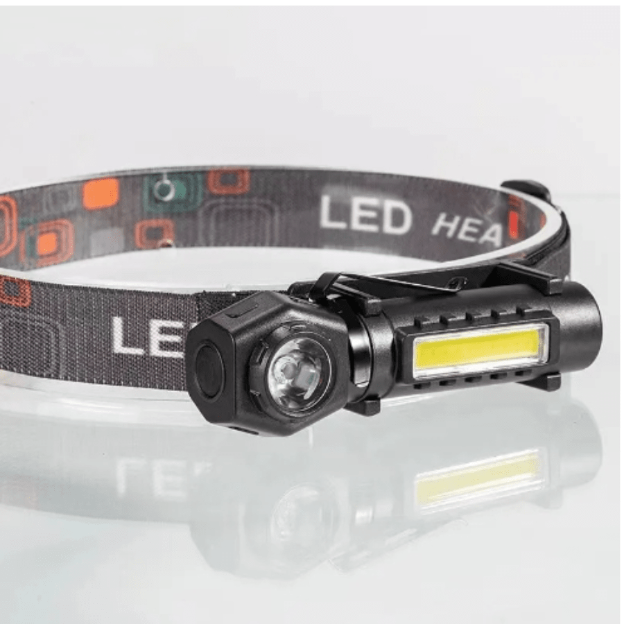 LED Headlight Strong Rechargeable Super Bright Headlight Flashlight ...