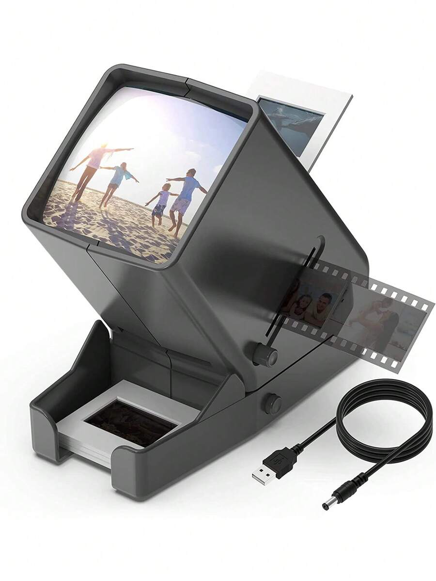 DIGITNOW! 35mm Slide Viewer, 3x Magnification, LED Illuminated ...