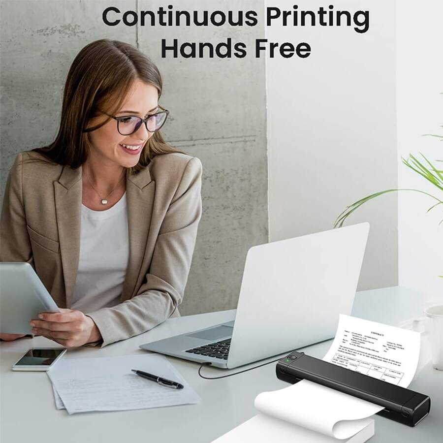 Phomemo Phomemo 1 Pack A4 Size Fold Thermal Paper For M08/M832/M833/P831- 1 Pack A4 Paper With ...