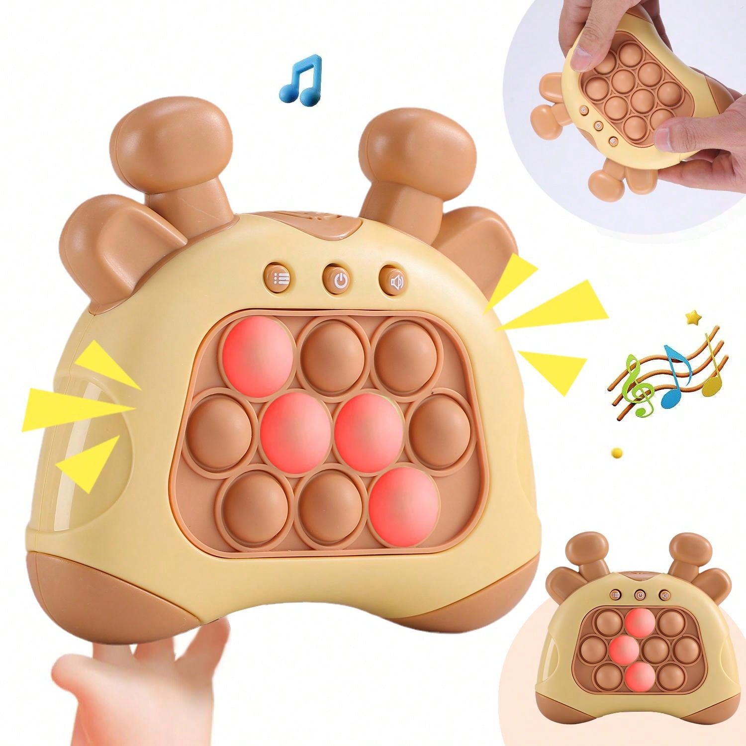 Push&Pop Game Console Whack-A-Mole Game, Focus, Memory, Logic And Brain ...