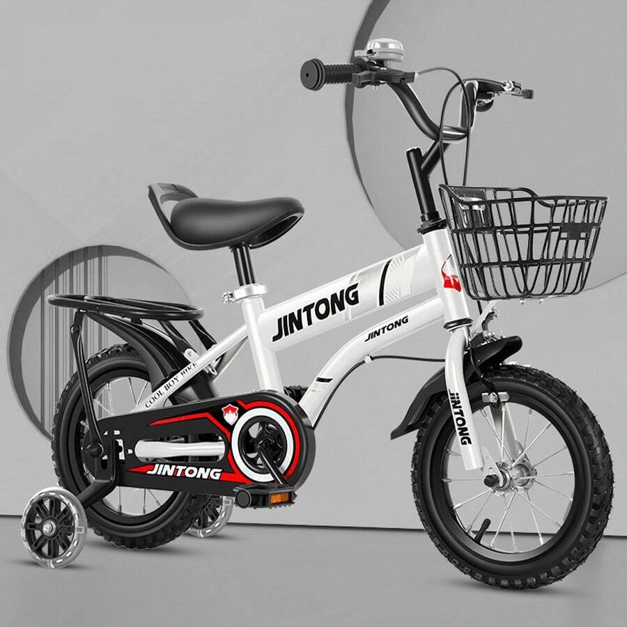 Bicicleta Infantil Modelo 2024, Para Niñas, 12-14 Pulgadas, Con Ruedas De Entrenamiento, Asiento ...