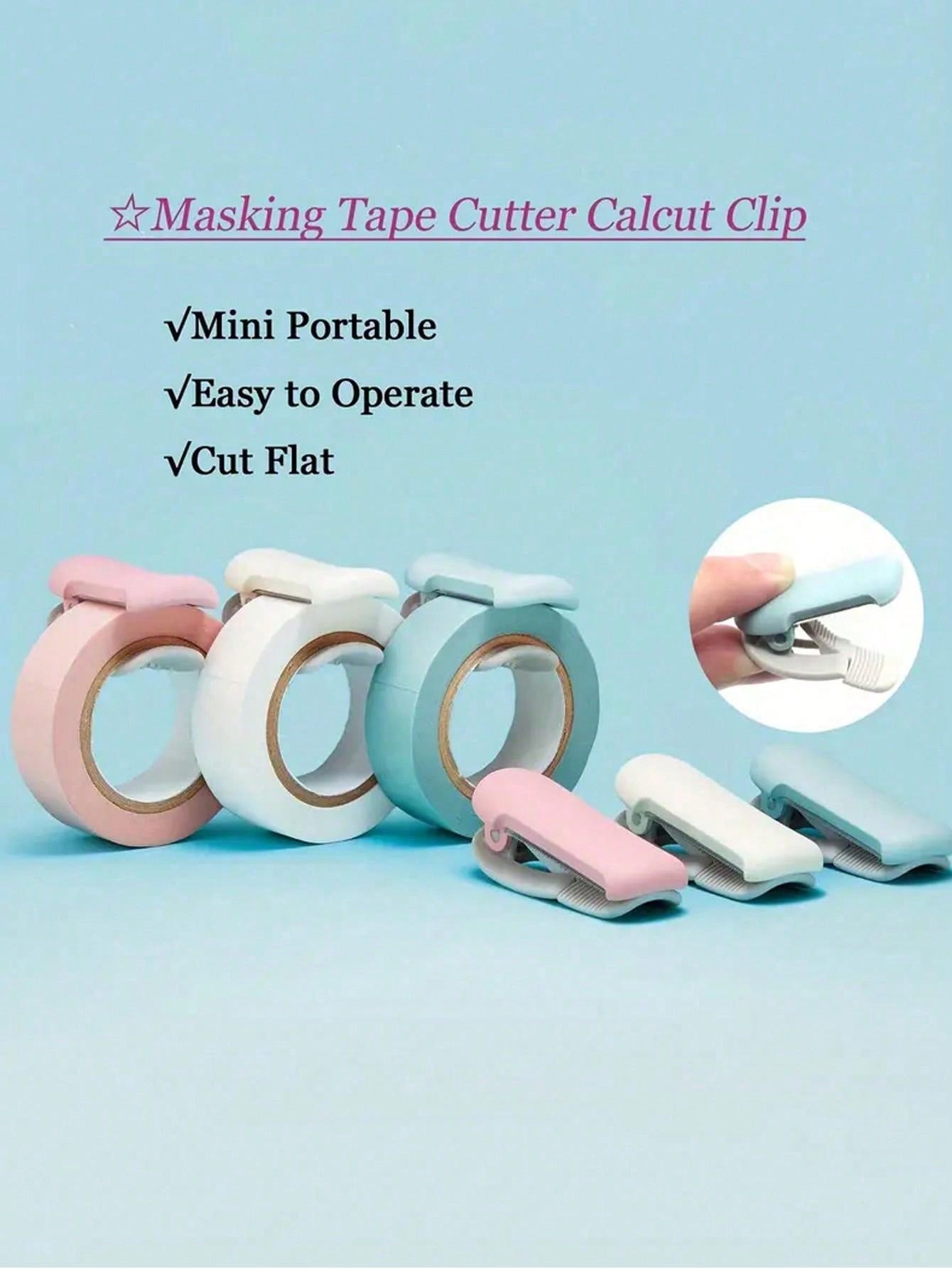 1pc Mini Portable Masking Tape Cutter Clamp - Easily Cut Tape In ...