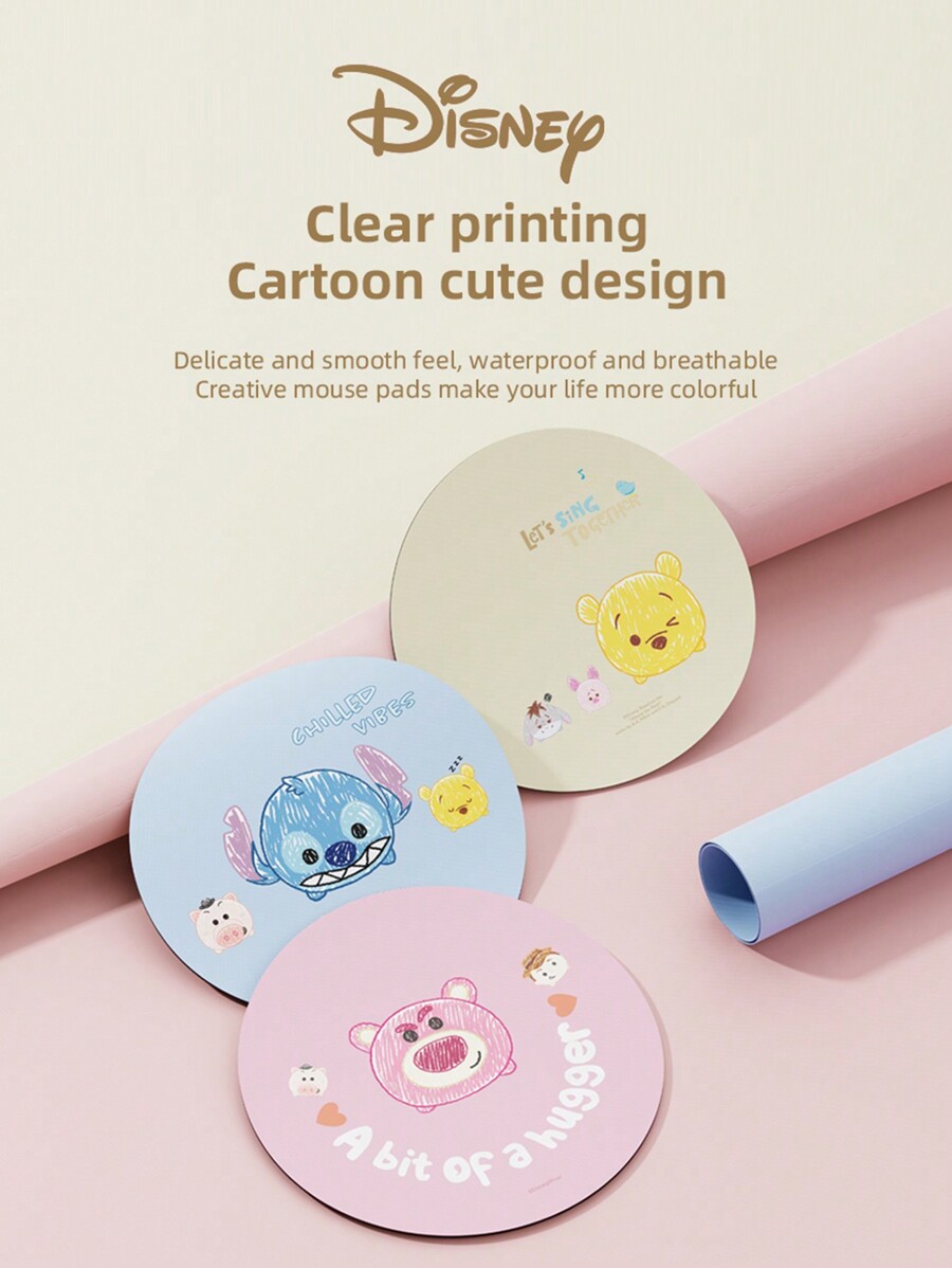 Disney Ensemble de souris sans fil QS-MS01 avec tapis de souris assorti ...