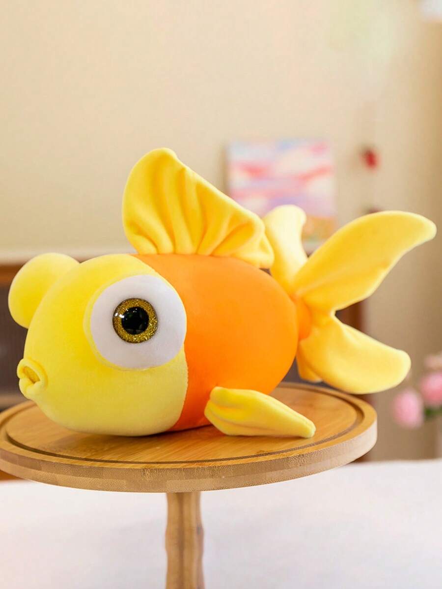 1pc Cute Goldfish Plush Toy As Baby Soothing Doll, Animal Doll, Sofa ...