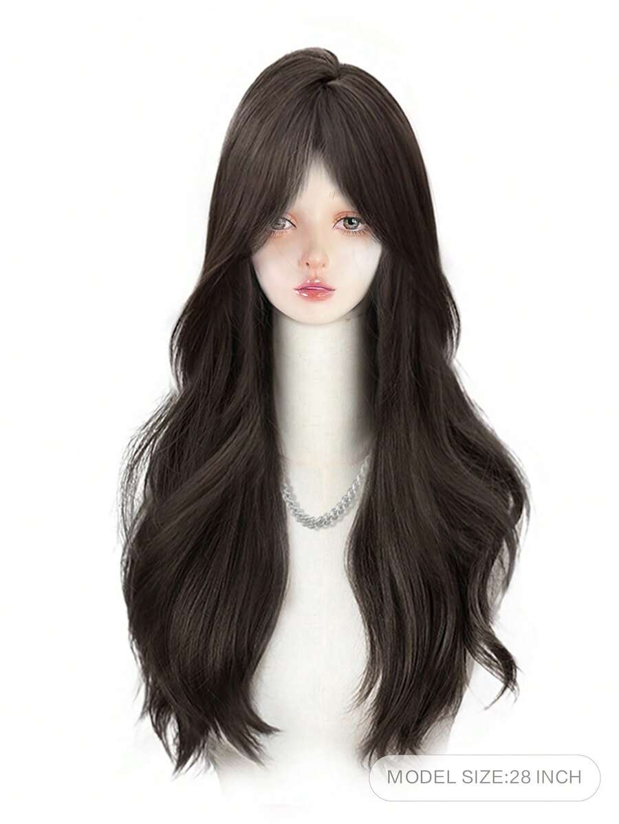 [ Korean Drama Female Lead ] Lace Wig Female Long Hair Fluffy And ...