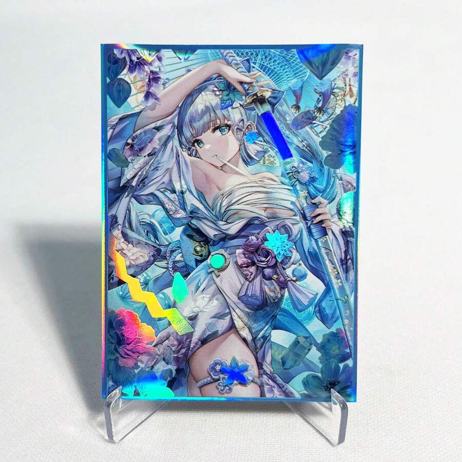 Vorinclex 50 PCS 67*92mm Holographic Anime Card Sleeves For MTG Trading ...