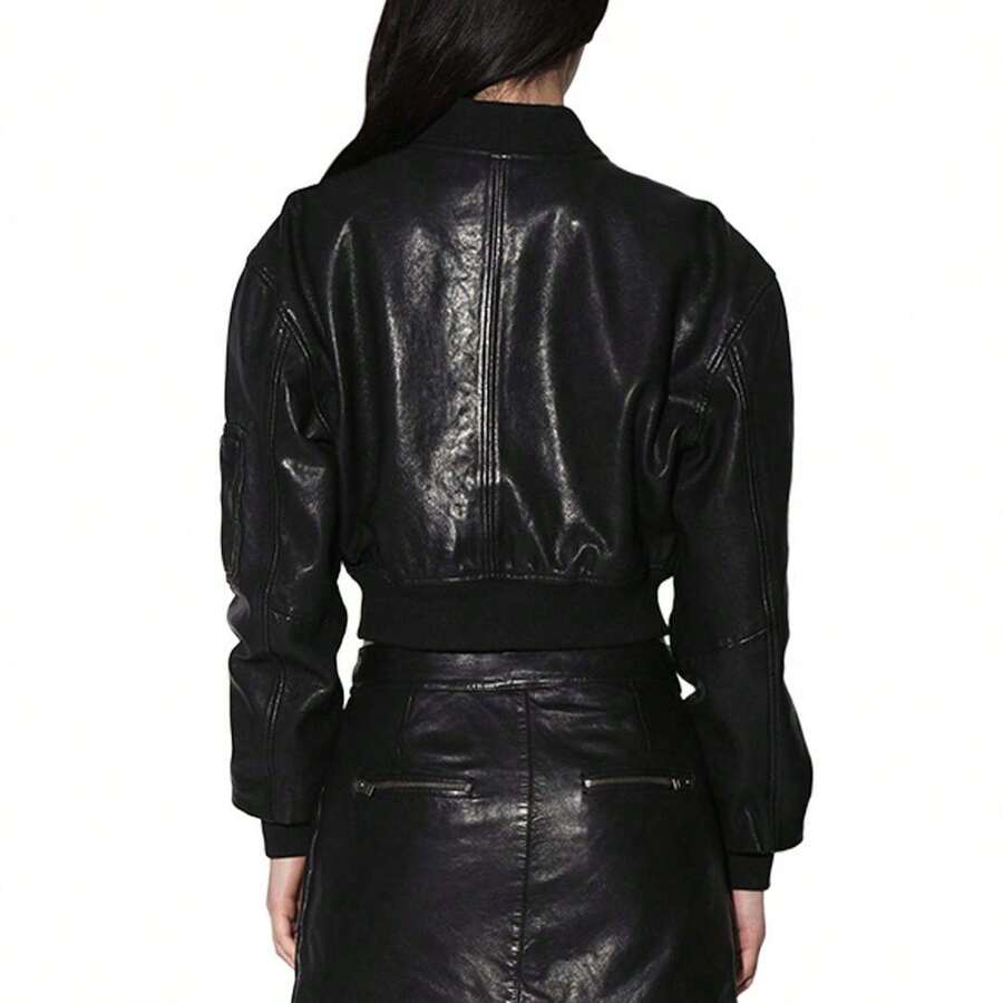 Walter Baker Walter Baker Andrea Leather Jacket | SHEIN USA