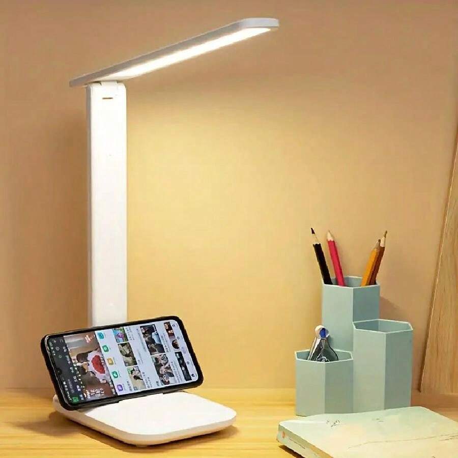 1pc LED Desk Lamp, USB Rotating Table Lamp, Eye Protection LED DeskLamp ...