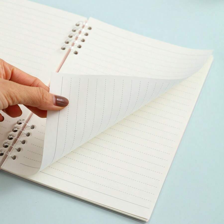 10-Hole Loose-Leaf Notebook That Doesn't Hurt Your Hands, With High ...