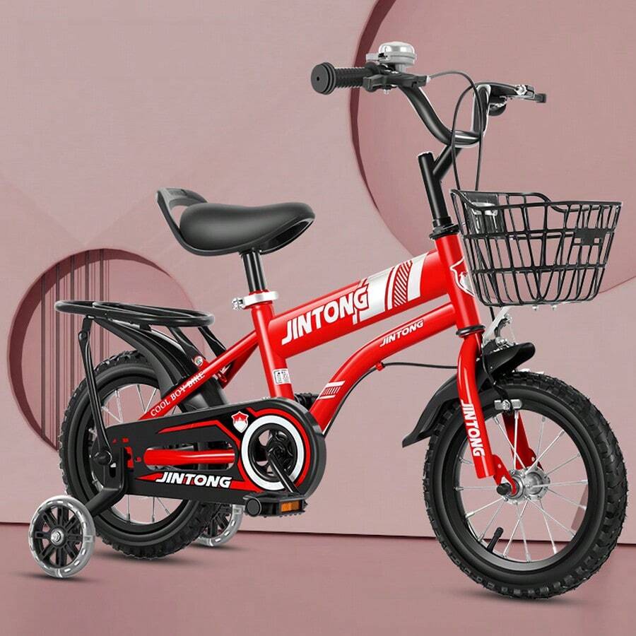 2024 Newest Model 12 14 Inch Kid Princess Bike With Training Wheel Children Bicycle Soft Seat ...