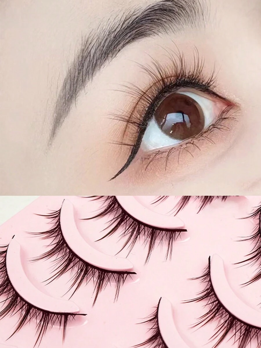 1box 5pairs/Set Thick & Long Cartoon Little Devil Style False Eyelashes ...