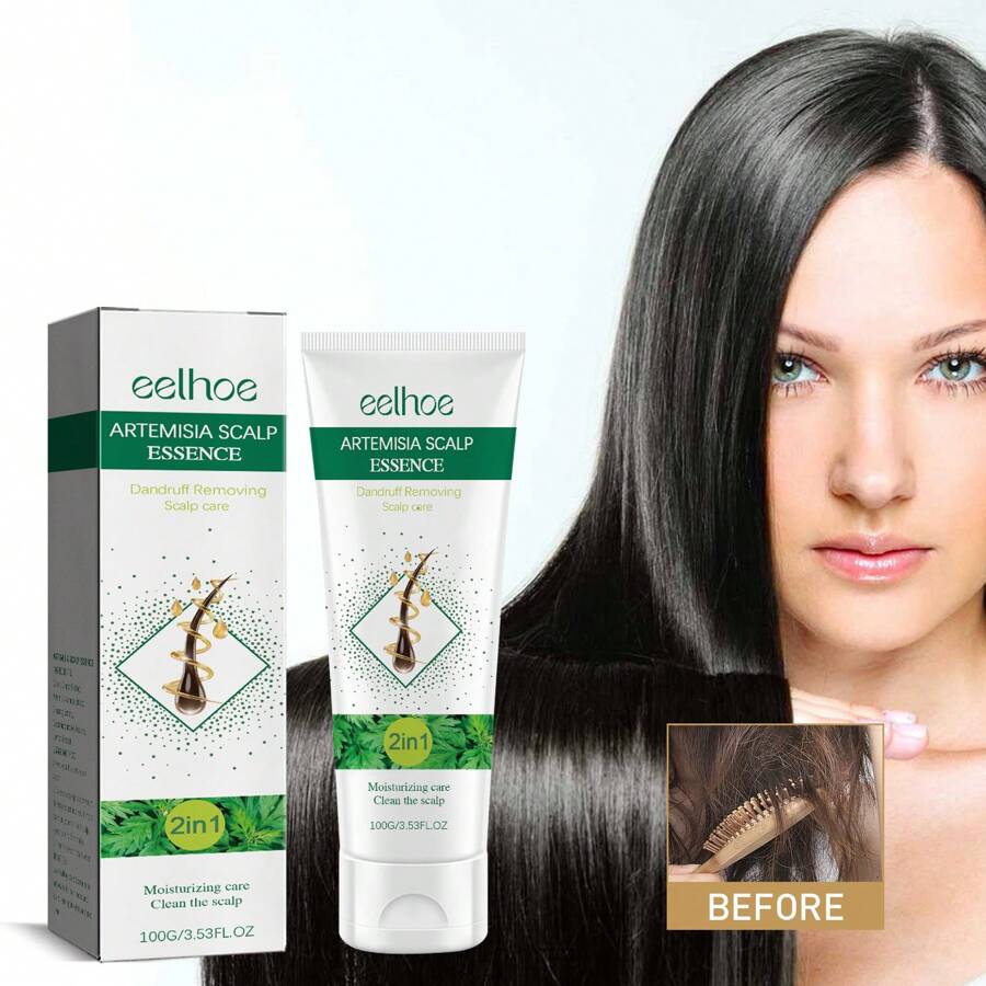 1pc 100g Artemisia Annua Dandruff Remover Shampoo Gently Cleanses Scalp ...