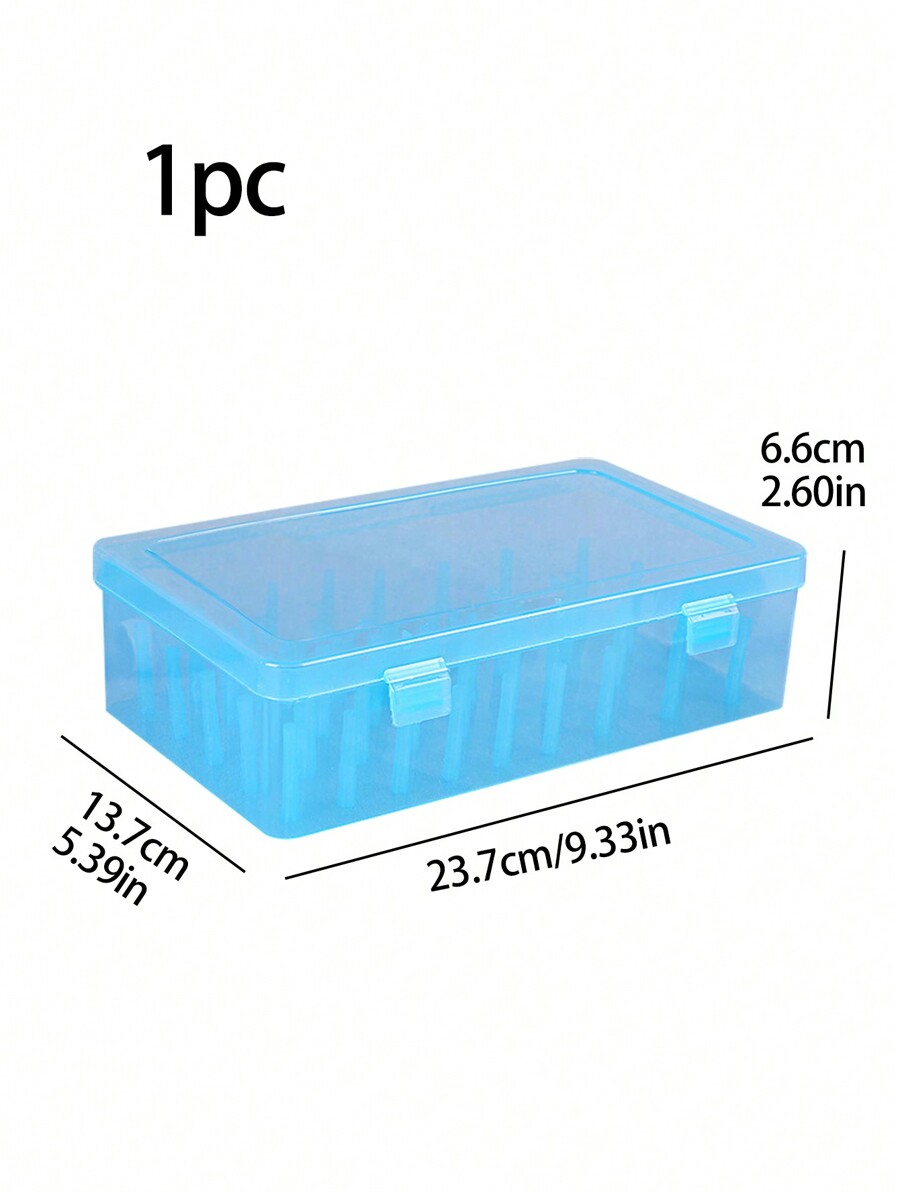 1pc 42-Spool Sewing Thread Box, Multi-Purpose Transparent Storage ...
