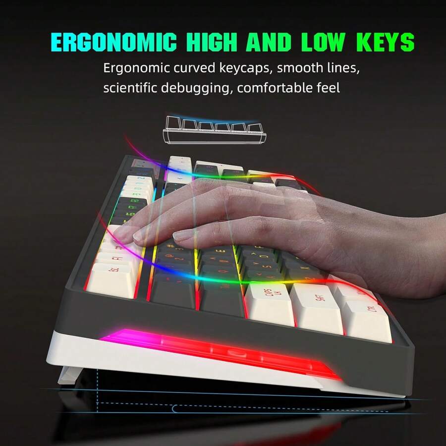 Teclado De Juego Inalámbrico Felicon L900 2.4g Recargable Con ...