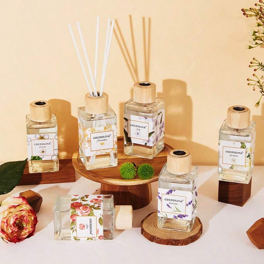 130ml Lily Fragrance No Flame Aromatherapy Oil Diffuser, Indoor ...