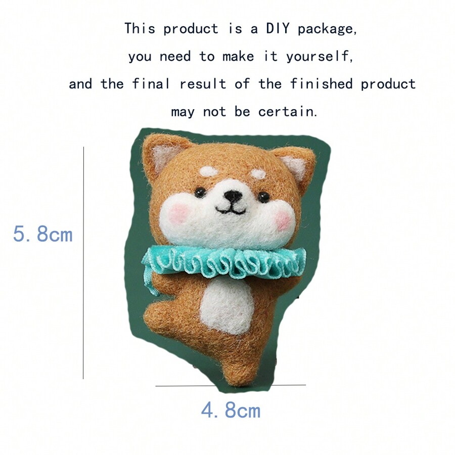 Felt Poke-A-Dot Handmade Diy Material Kit For Making Ballet Bear ...