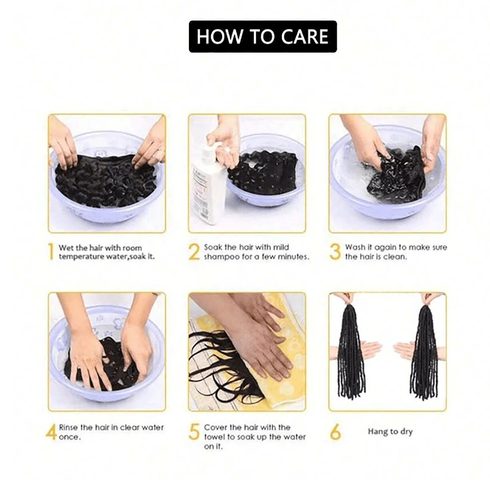 8/12/14 Inch Yanky Twist Crochet Hair 1/5 Packs Pre-Twist Bohemian ...