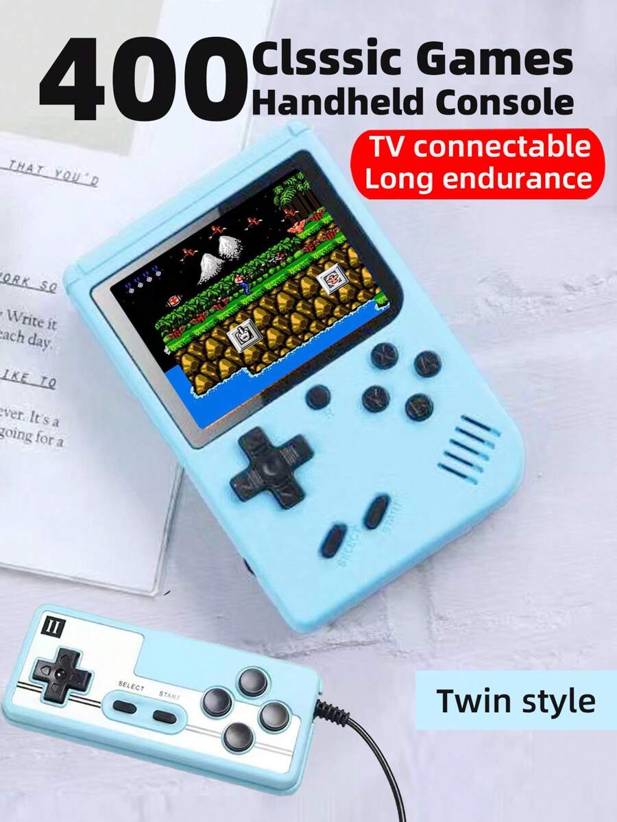 1pc Handheld Game Console, 400 Classic Retro Games, Portable Mini ...