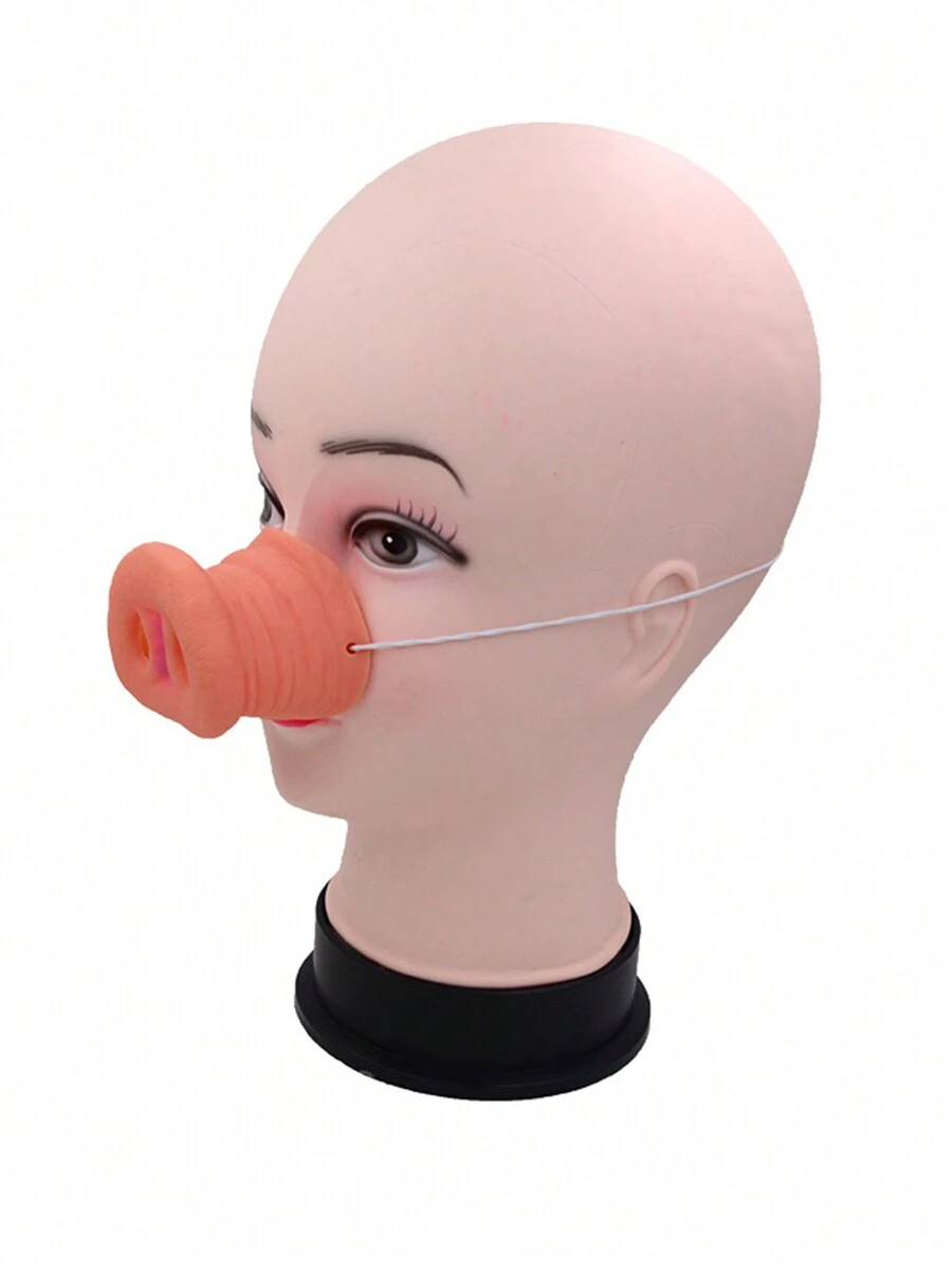1pc Halloween Costume Pig Nose With Realistic Latex Material For Stage ...