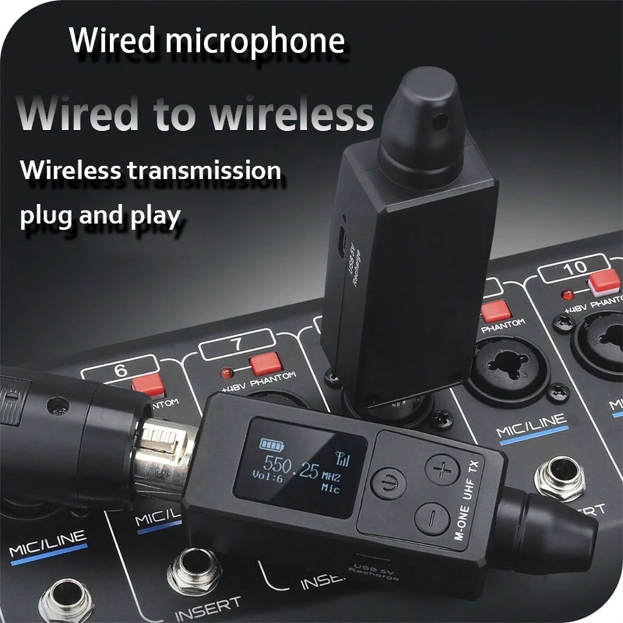 Wireless Microphone Transmitter Receiver System,, PA System, Mic ...