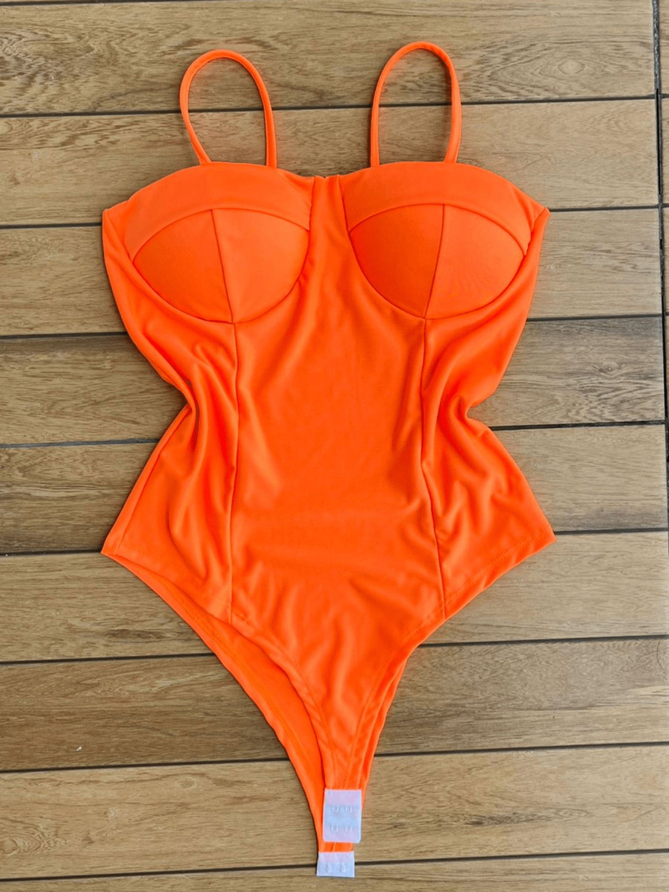 Body bory feminino NEON RETRO meia taça com bojo | SHEIN Brasil