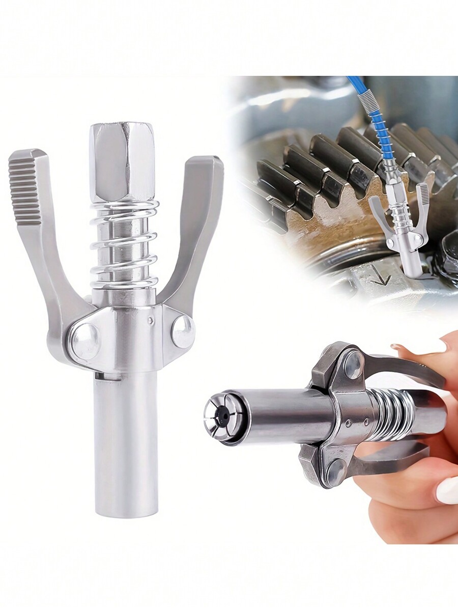 Double Handle Grease Coupler, High Pressure Grease Nipple, Quick Lock ...