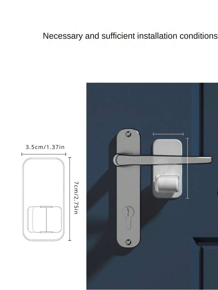 Door Handle Safety Lock, Prevent Finger Pinching And Pet Opening, No ...