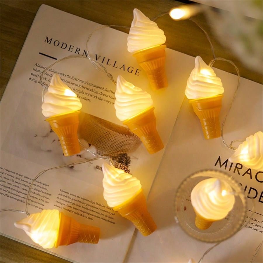 New Arrival Led Ice Cream String Lights For Children's Room Decoration ...