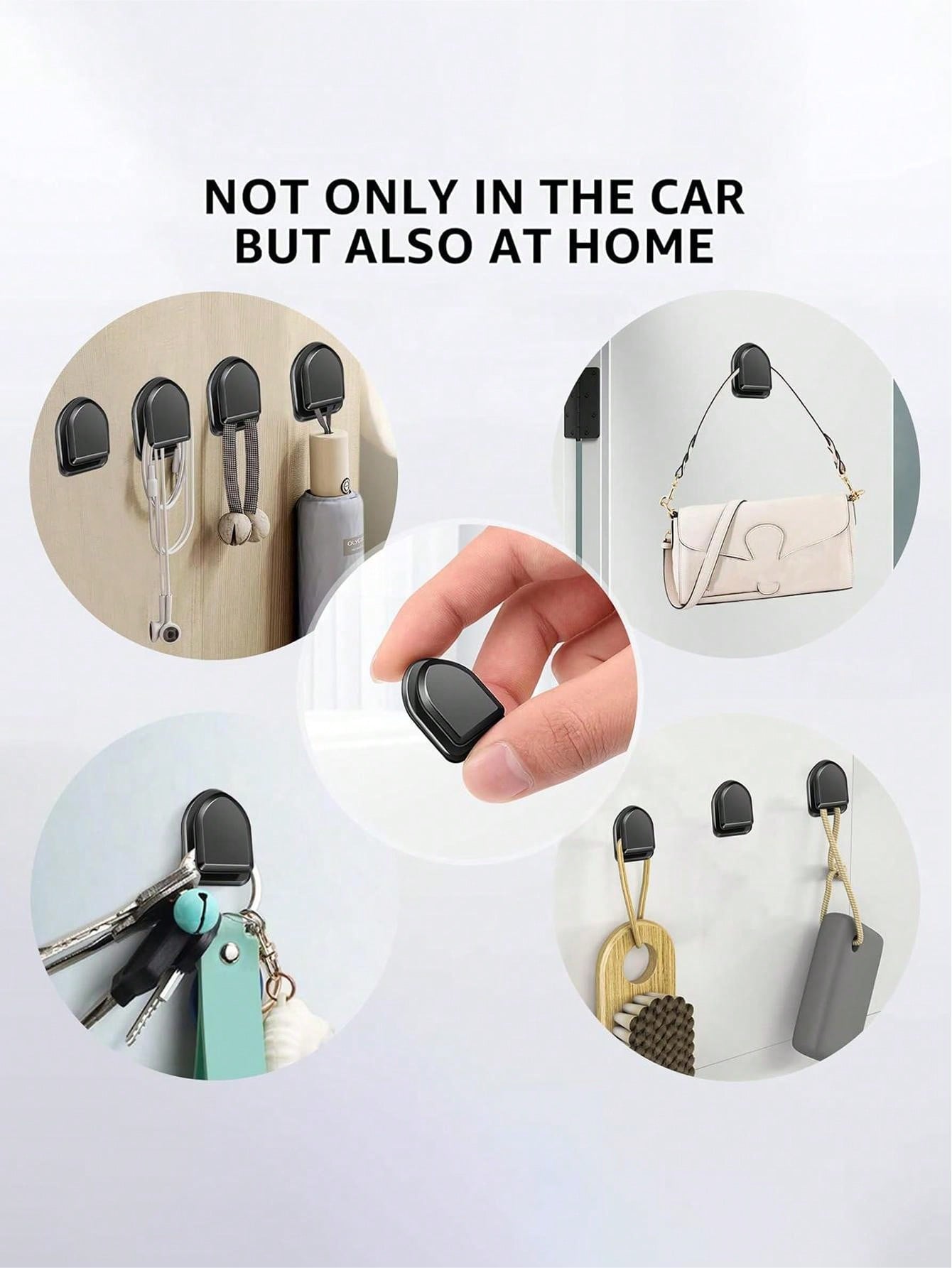 Car Mini Hook - Car Sticky Hooks, Auto Vehicle Mini Dash Mount Hangers ...