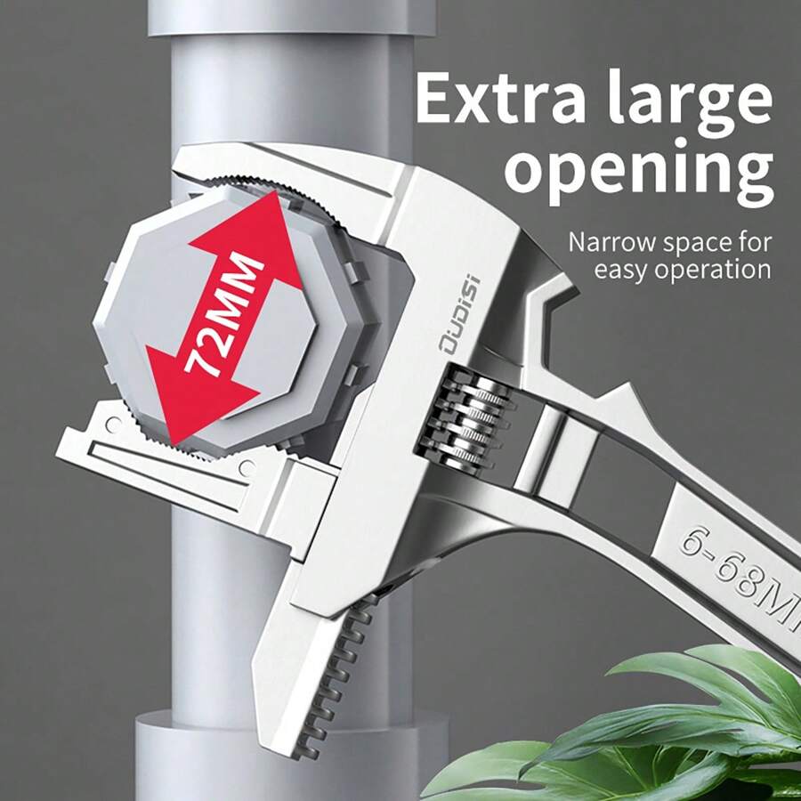 Bathroom Wrench Large Opening, Small Space Adjustable Bathroom Wrench ...