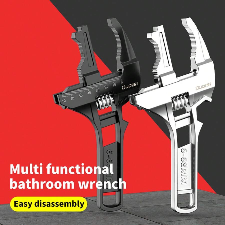 Bathroom Wrench Large Opening, Small Space Adjustable Bathroom Wrench ...