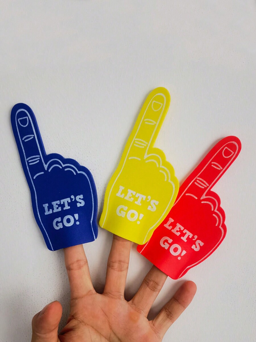 1pc Eva Foam Cheerleading Finger Hand Glove, Support Prop For Creating ...