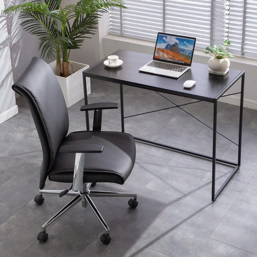 (100 X 50 X 75cm) Simple Crossing Student Table Computer Desk Office ...