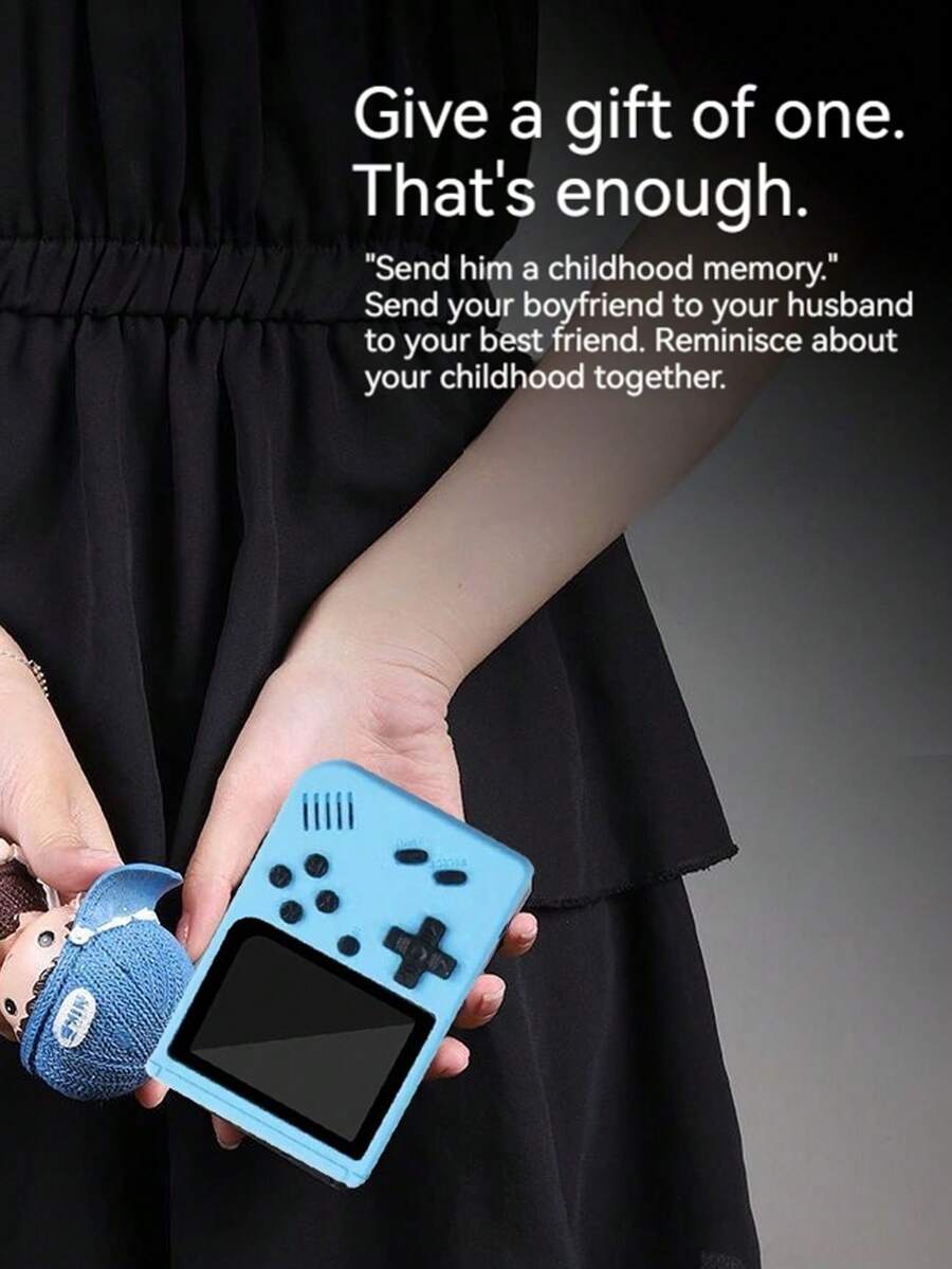 1pc Handheld Game Console, Retro Style, With 400 Classic Games ...