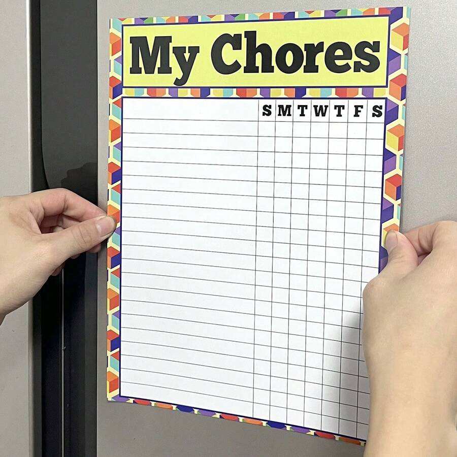 1pc Magnetic Whiteboard Fridge Sticker For Reminder, Memo, Weekly ...