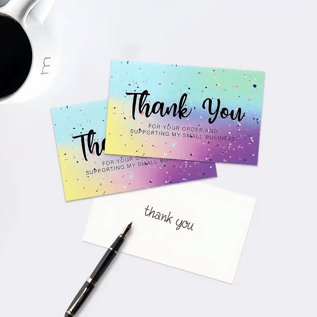 50pcs Thank You Cards, For Online Retailers Small Business Owners ...