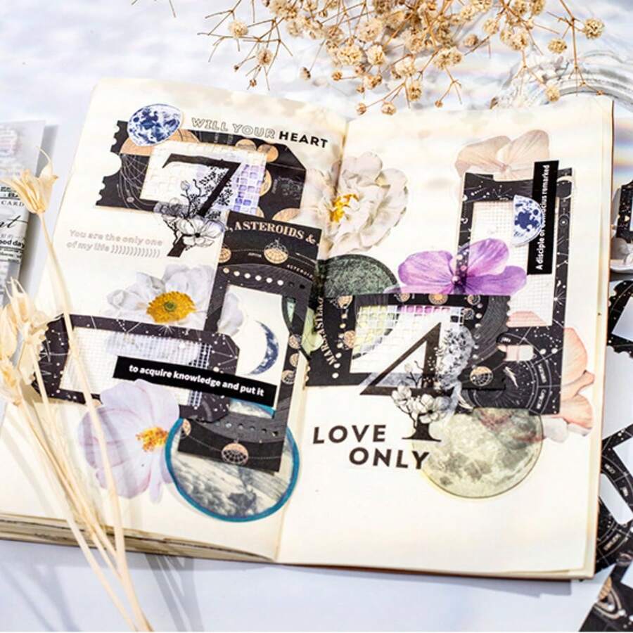 1 Paquete De 40 Piezas Cartas De Collage Con Huecos Vintage Para ...