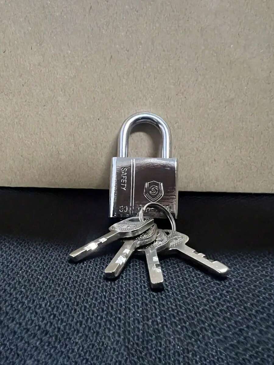 4-Key Anti-Rust Waterproof Padlock: Perfect For Dormitory, Warehouse ...