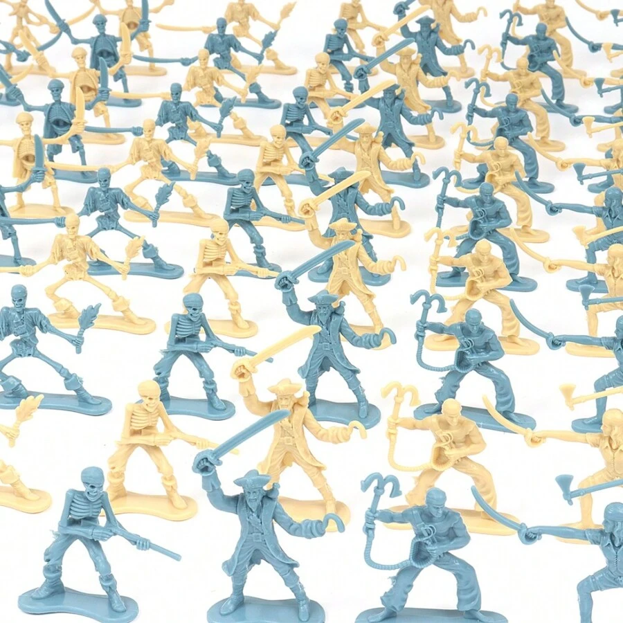 Pirate Model Toy Set, Include Castle & Soldier & Pirate Model, Diy ...