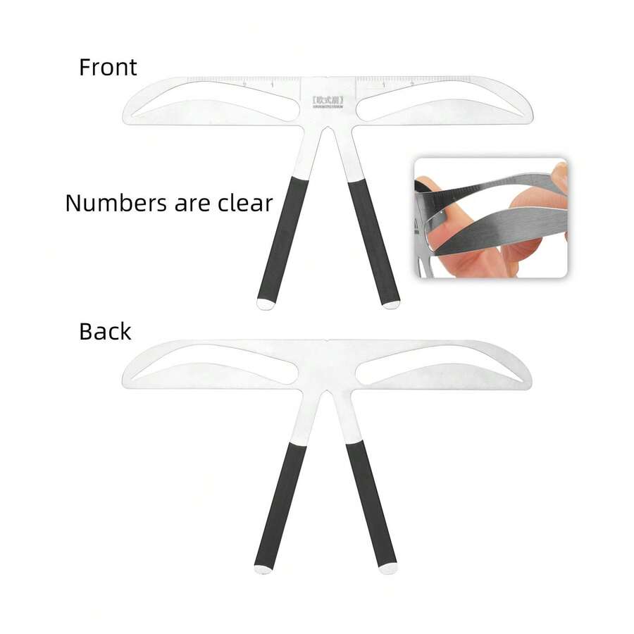 Eyebrow Microblading Stencil Ruler Permanent Makeup Position Shaping ...