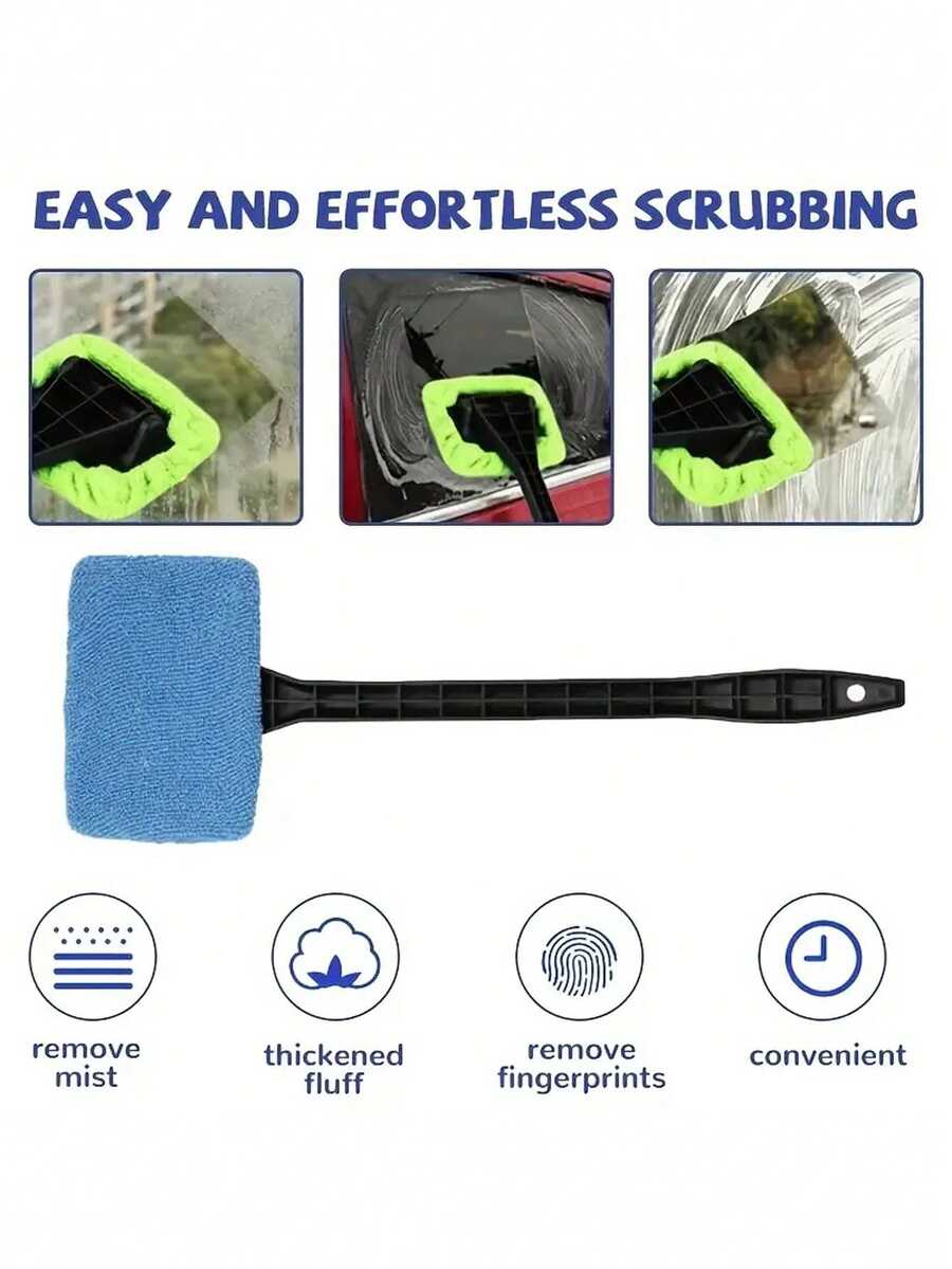 1pc, Car Defog Wipe Window Wiper Car Home Dual-Use Detachable Dust ...