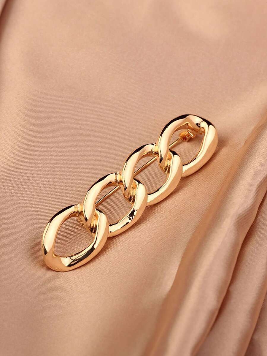 1pc/1pair Chain Style Clothing Pin - Jeans Waist Tightening Tool ...