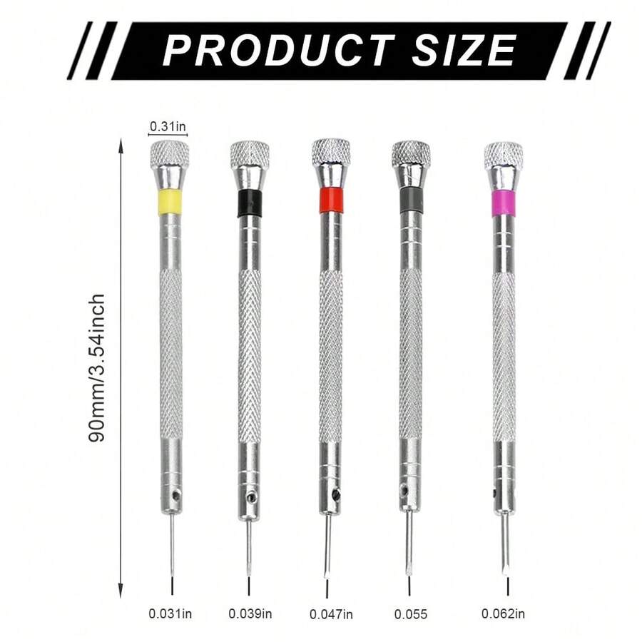 5 Pieces Screwdriver Precision Screwdriver Set Watch Screwdriver Set ...