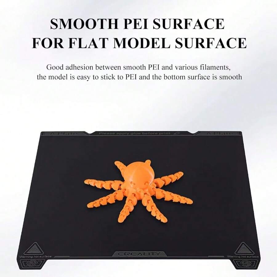 Creality Official K1 Smooth PEI Sheet, Magnetic Spring Steel Print Bed For K1, K1 Max, Ender 3 ...
