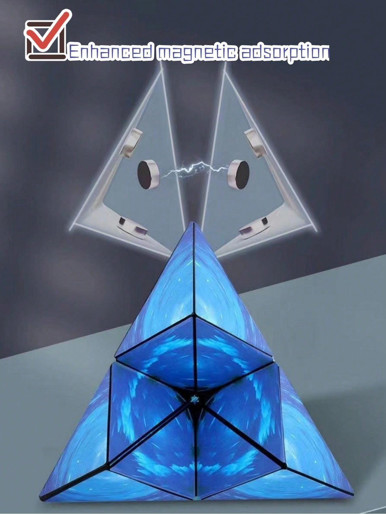 3d Rubix Cube Style Magnetic Puzzle With Infinite Variations, Irregular ...