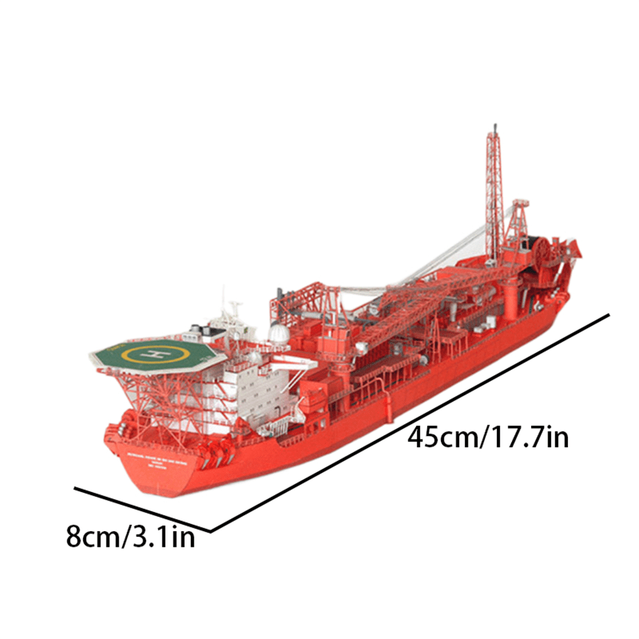1: 400 Norwegian FPSO Offshore Floating Production Storage Oil Tanker ...