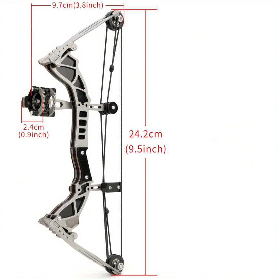 Mini Compound Bow Set, Made Of Thick Stainless Steel Material, Sturdy And Durable, Equipped With ...