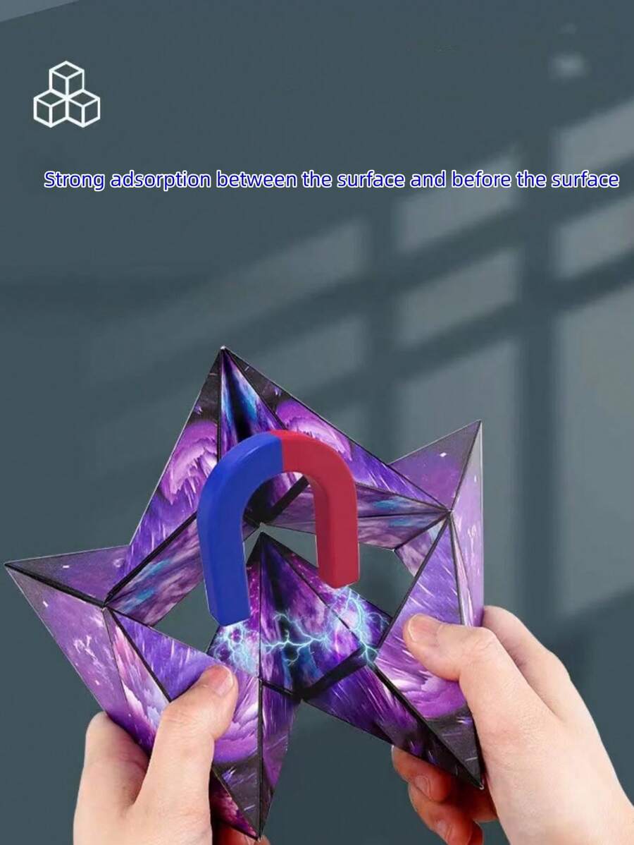 3d Rubix Cube Style Magnetic Puzzle With Infinite Variations Irregular