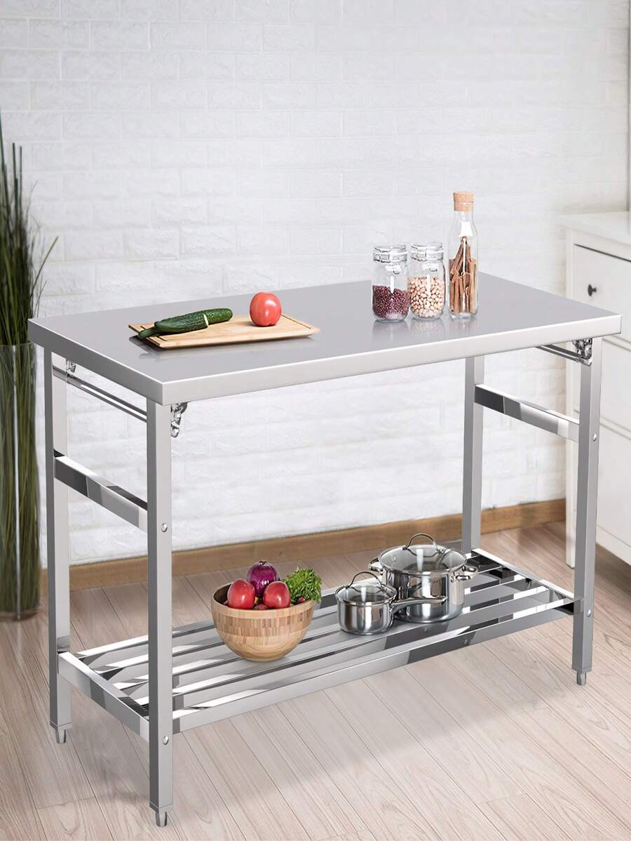 24 X 60 Inch Stainless Steel Folding Table For Prep & Work, NSF ...